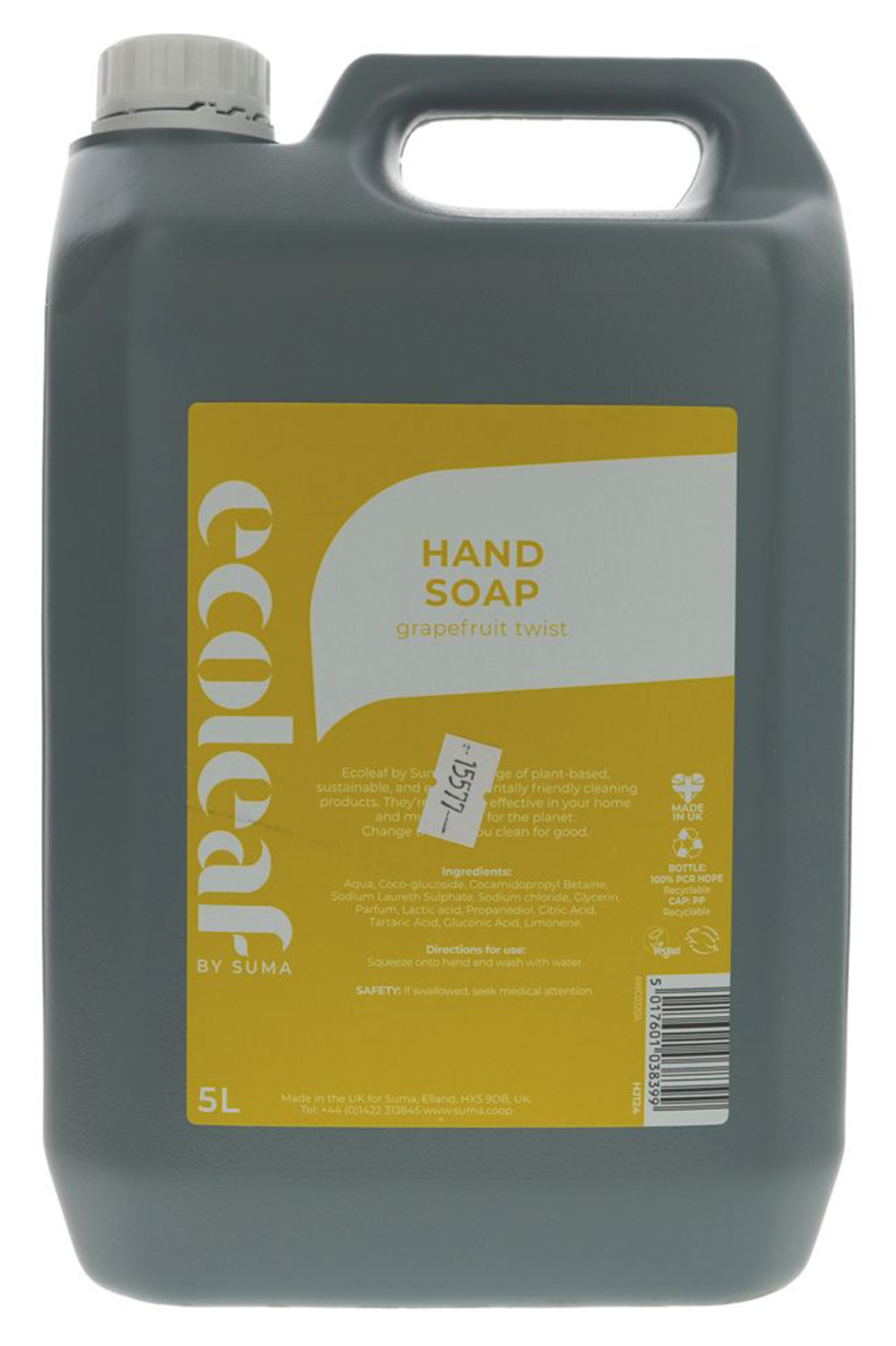 Grapefruit Liquid Hand Soap 5L (Ecoleaf) | Healthy Supplies