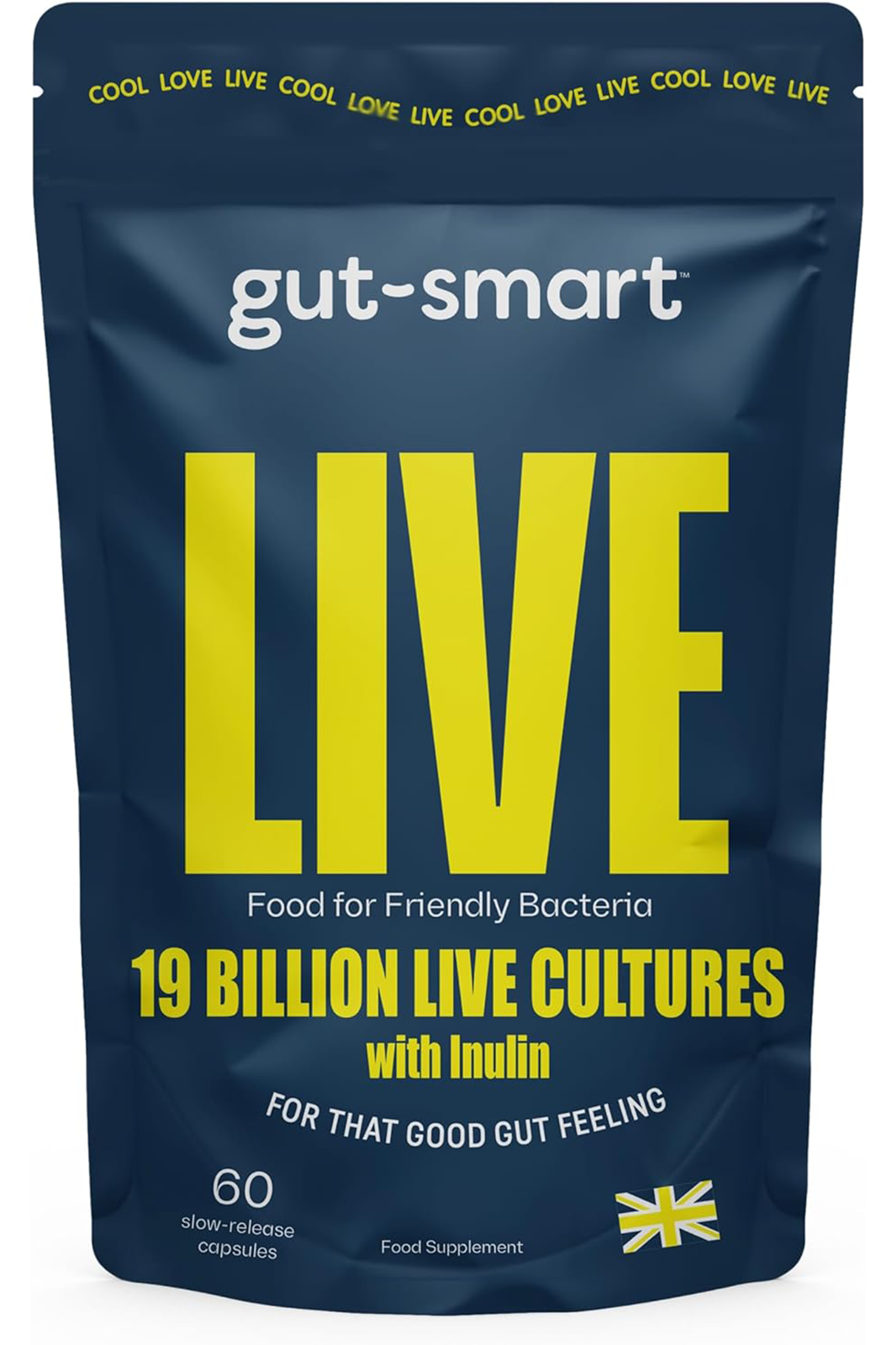 Live 60 Capsules (Gut-Smart) | Healthy Supplies