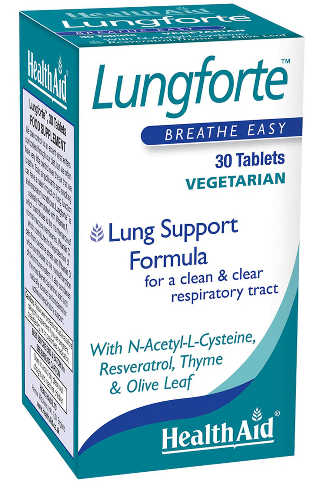 LungForte 30 Tablets (Health Aid) | Healthy Supplies