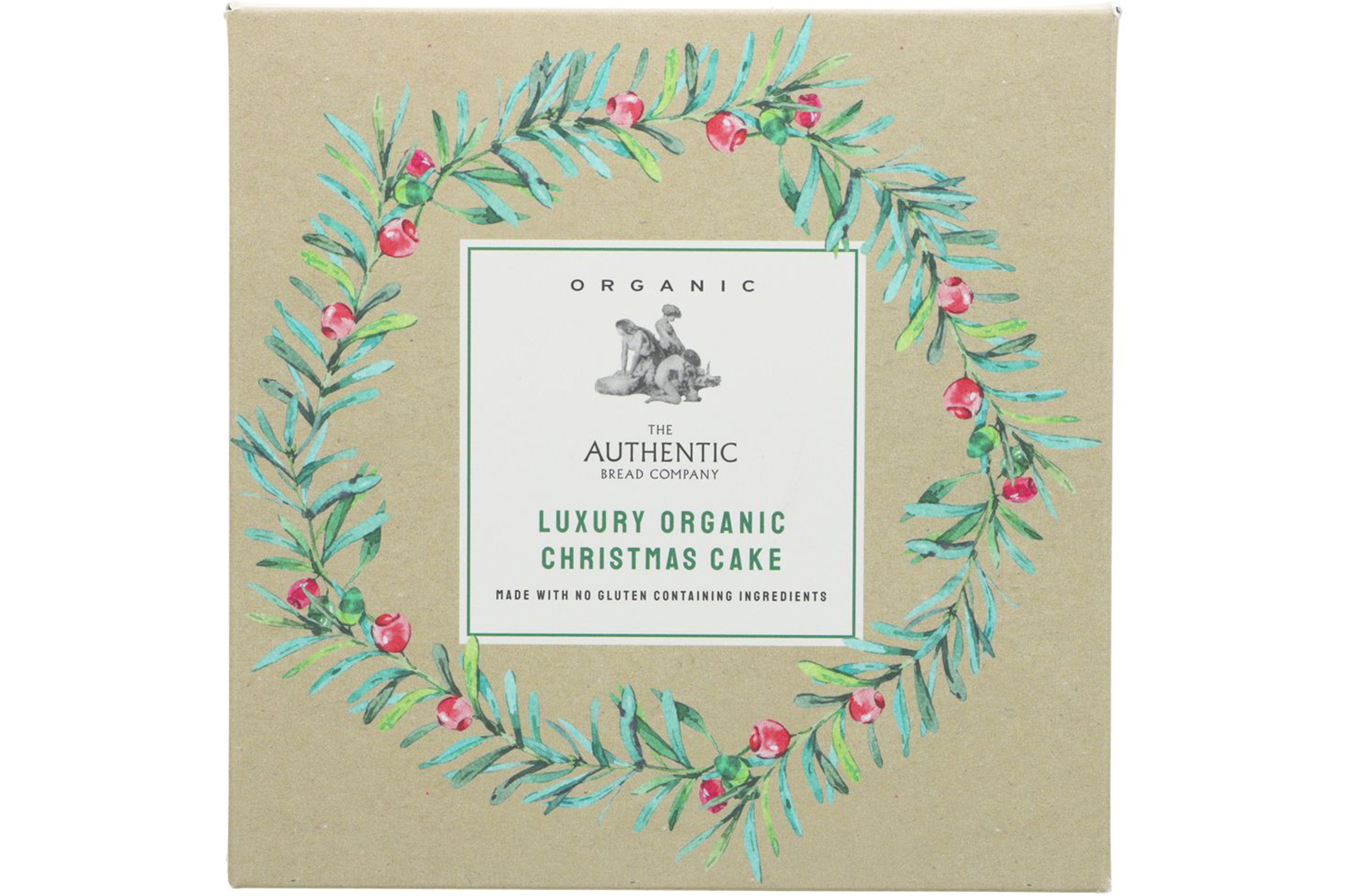 Organic Vegan Christmas Cake 450g (Authentic Bread Company) | Healthy ...