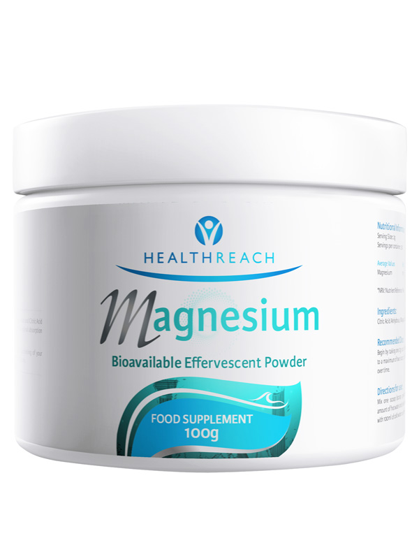 Magnesium Powder 100g (Healthreach) | Healthy Supplies