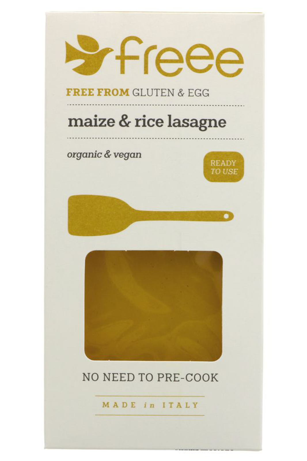 Organic Maize and Rice Lasagne 250g (Freee by Doves Farm) | Healthy ...