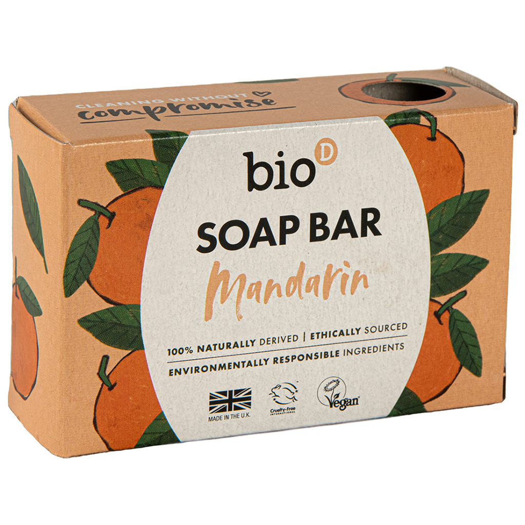Mandarin Soap 90g (Bio-D) | Healthy Supplies