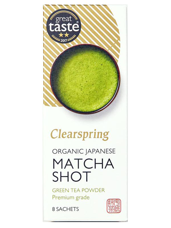 Matcha Shot - 8 Sachets, Organic (Clearspring) | Healthy Supplies