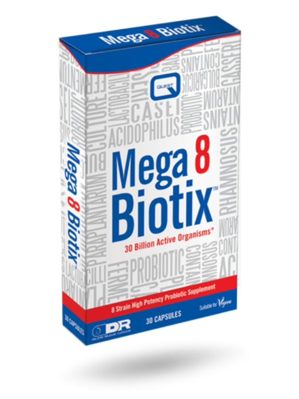 Mega8 Biotix 30 capsule (Quest) | Healthy Supplies