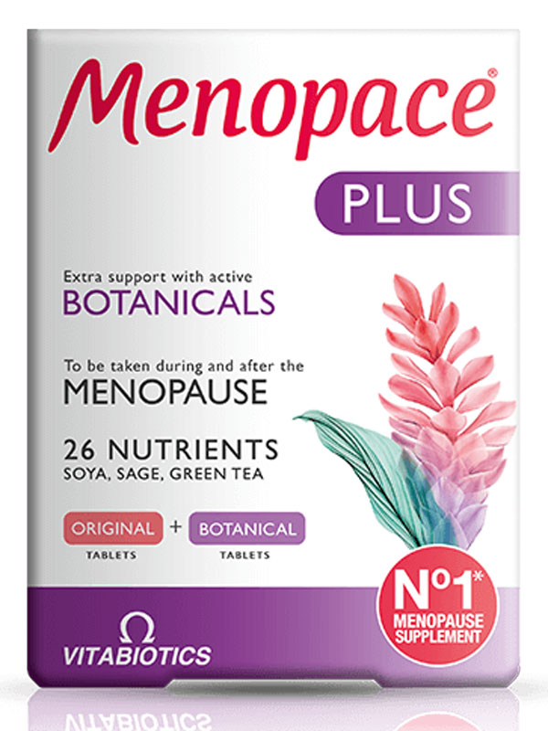 Menopace Plus, 2 x 28 Tablets (Vitabiotics) | Healthy Supplies