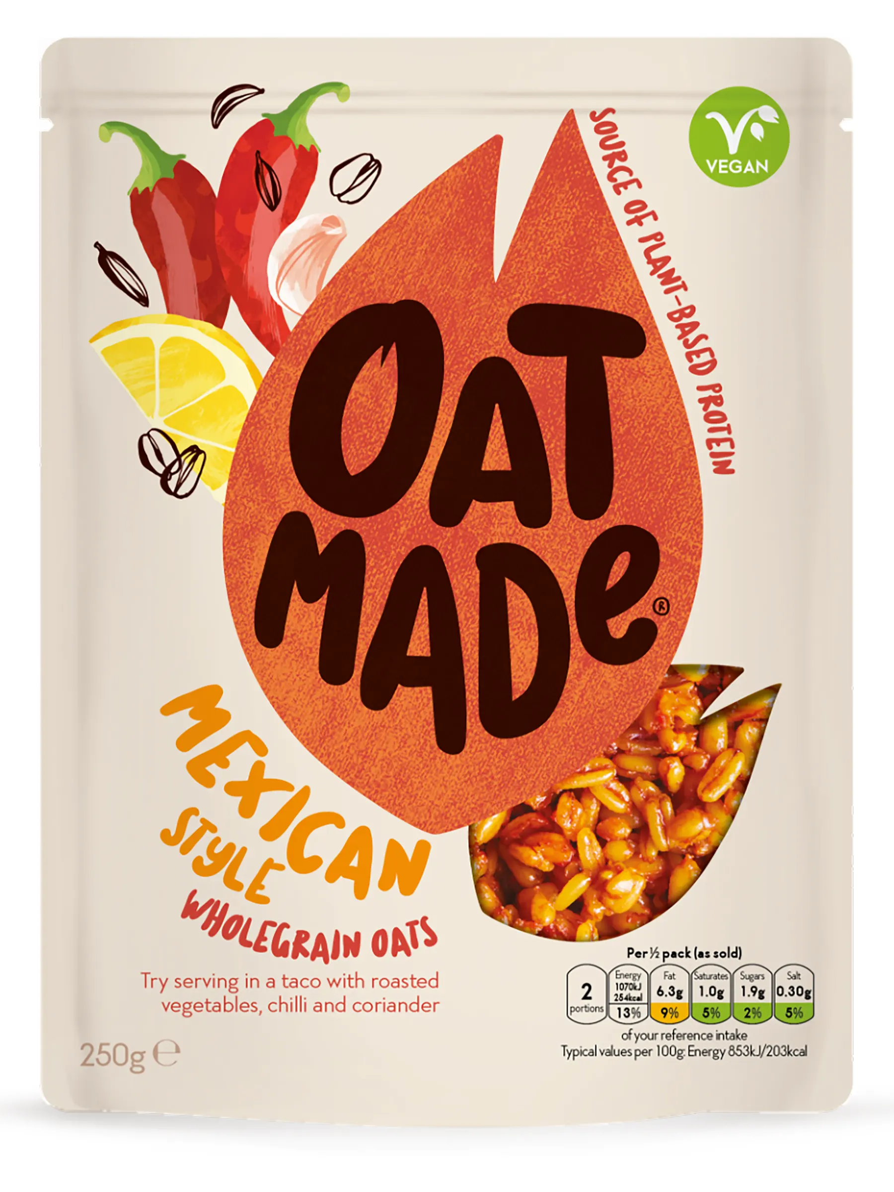 Mexican Pouch 250g (Oatmade) | Healthy Supplies