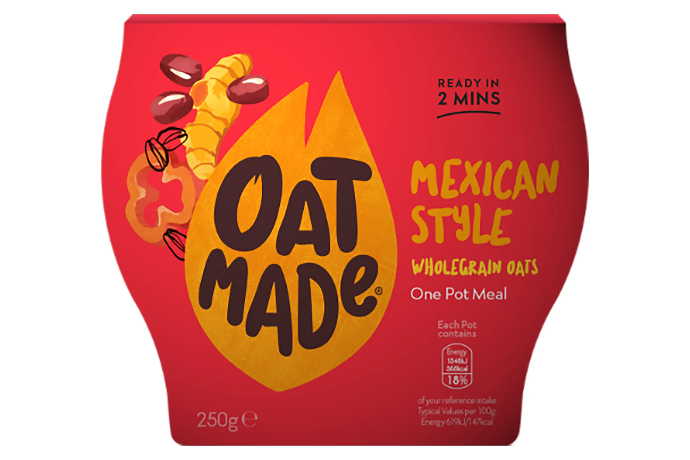 Mexican Style Pot 250g (Oatmade) | Healthy Supplies