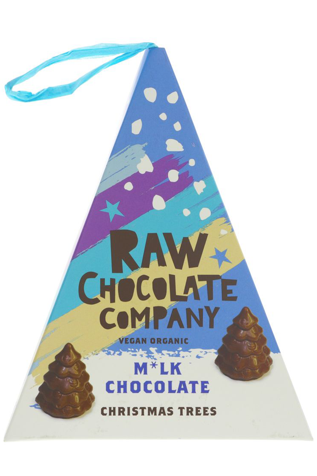 Organic Milk Chocolate Christmas Trees 150g (Raw Chocolate Co ...