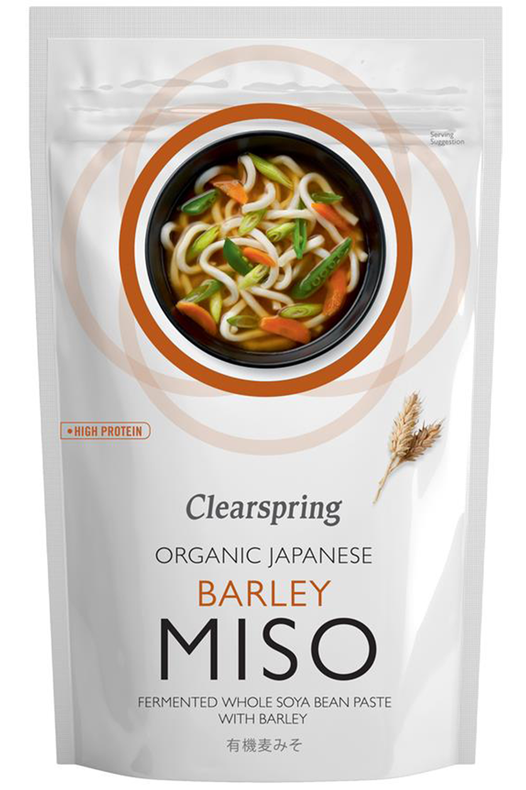 Organic Japanese Barley Miso Paste 300g (Clearspring) | Healthy Supplies