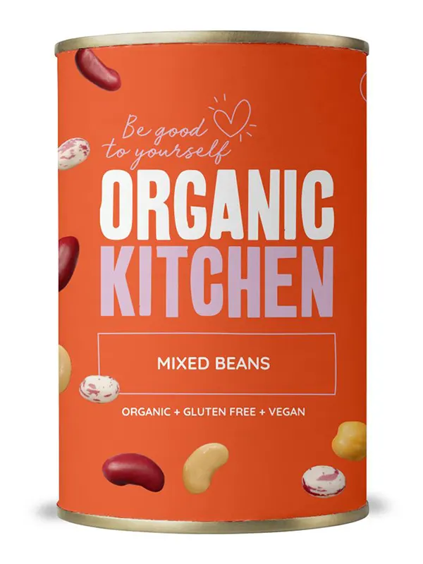 Organic Mixed Beans 400g (Organic Kitchen) | Healthy Supplies