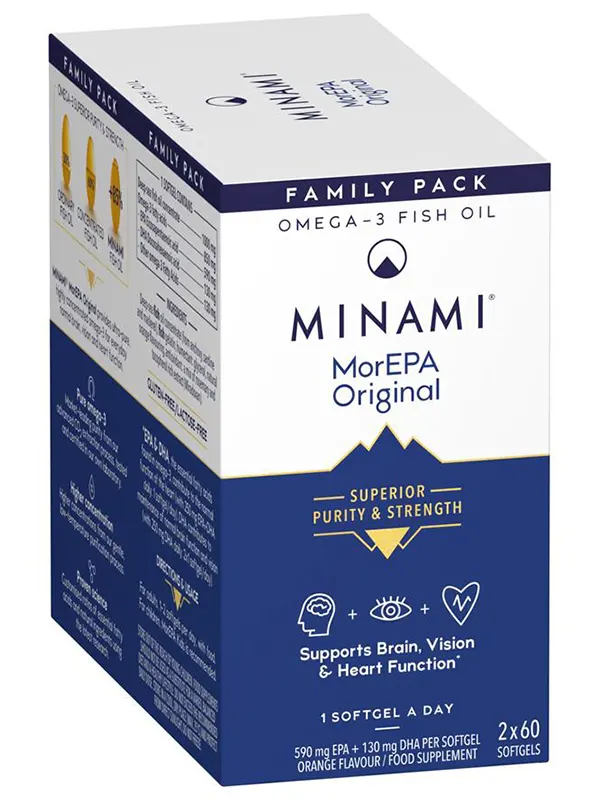 MorEPA Smart Fats 120 Capsules (Minami Nutrition) | Healthy Supplies