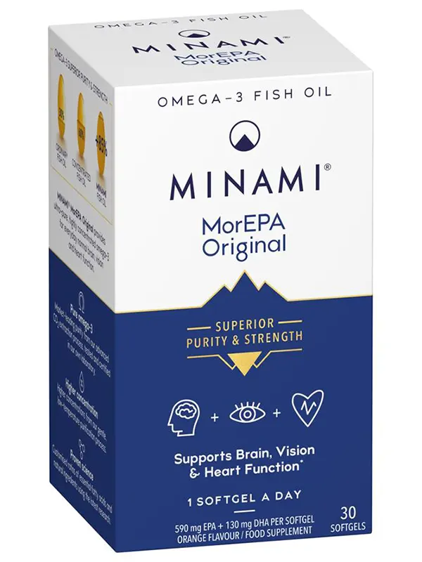 MorEPA Smart Fats 30 Capsules (Minami Nutrition) | Healthy Supplies