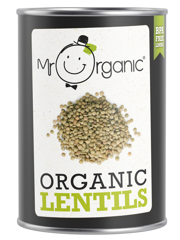 Green Lentils, Organic 400g (Mr Organic) | Healthy Supplies