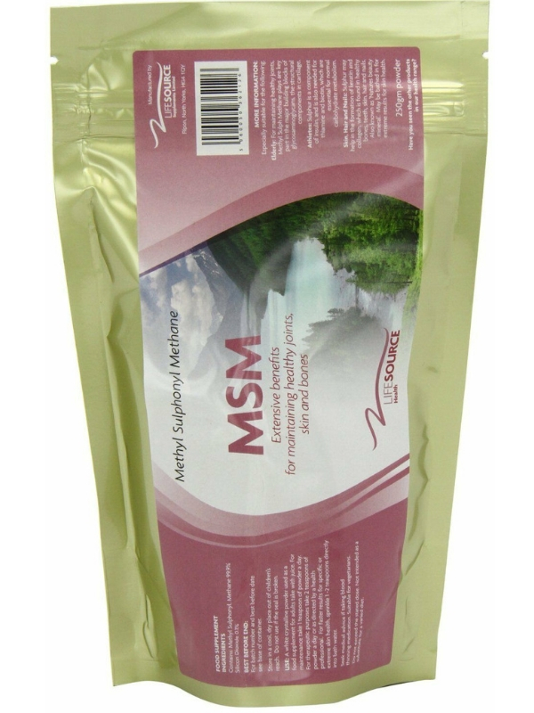 MSM Powder 250g (Life Source) | Healthy Supplies