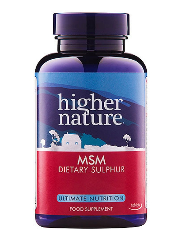 MSM Tablets 180caps (Higher Nature) | Healthy Supplies