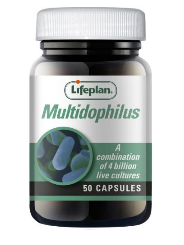 Multidophilus (Non Dairy Lactobacillus Complex) 50 Capsules (Lifeplan) | Healthy Supplies