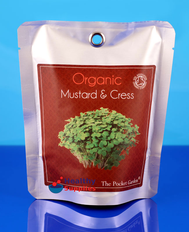 Pocket Garden Mustard & Cress | Healthy Supplies