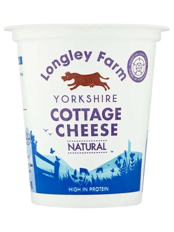 Natural Cottage Cheese 125g (Longley Farm) | Healthy Supplies