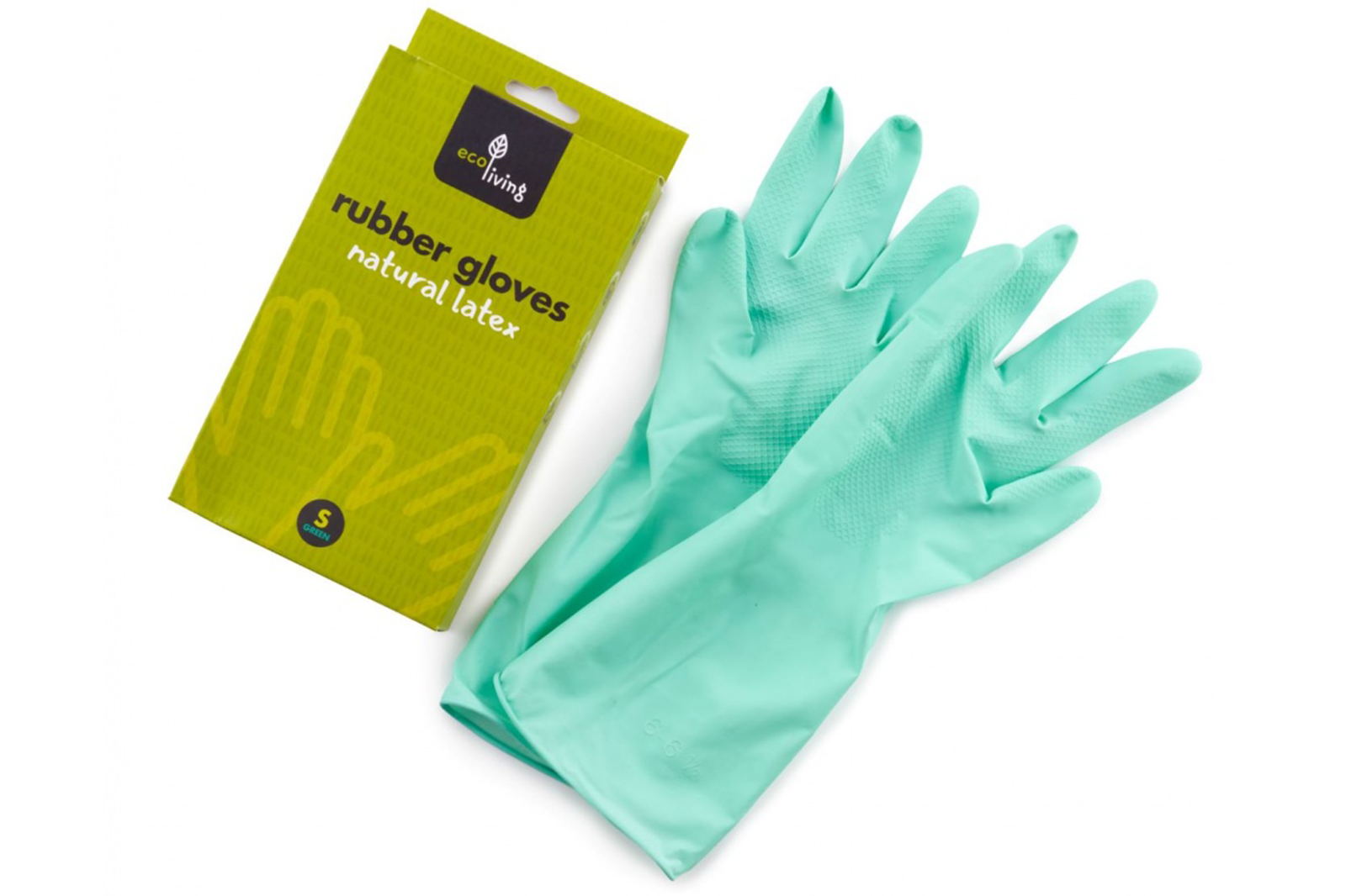 Natural Latex Rubber Gloves Small (Ecoliving) | Healthy Supplies
