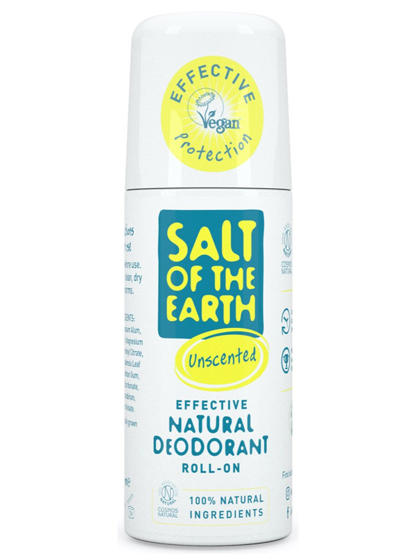 Natural Roll-On Deodorant 75ml (Salt Of the Earth) | Healthy Supplies