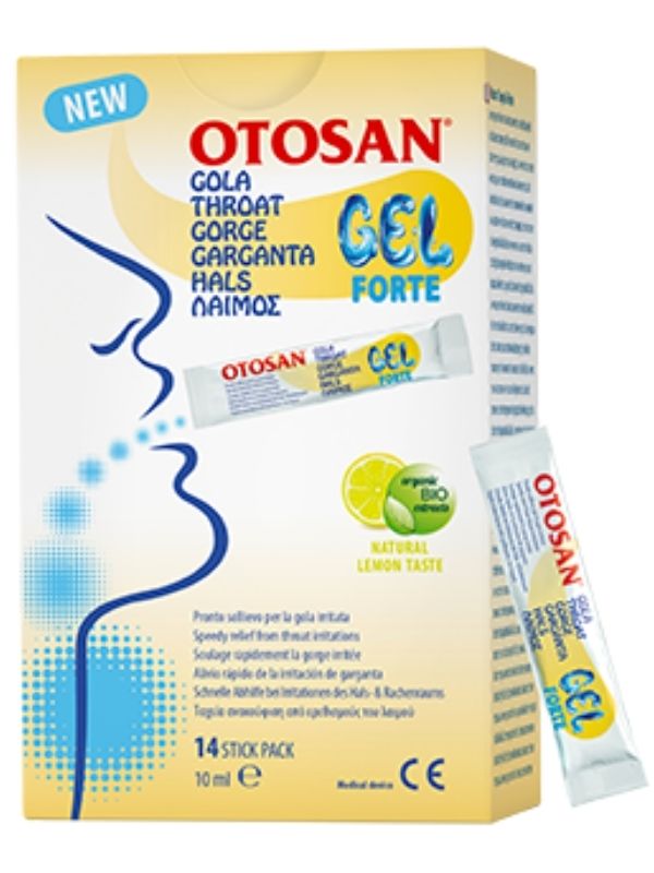 Organic Natural Throat Gel 14 x 10mlpouches (Otosan) | Healthy Supplies