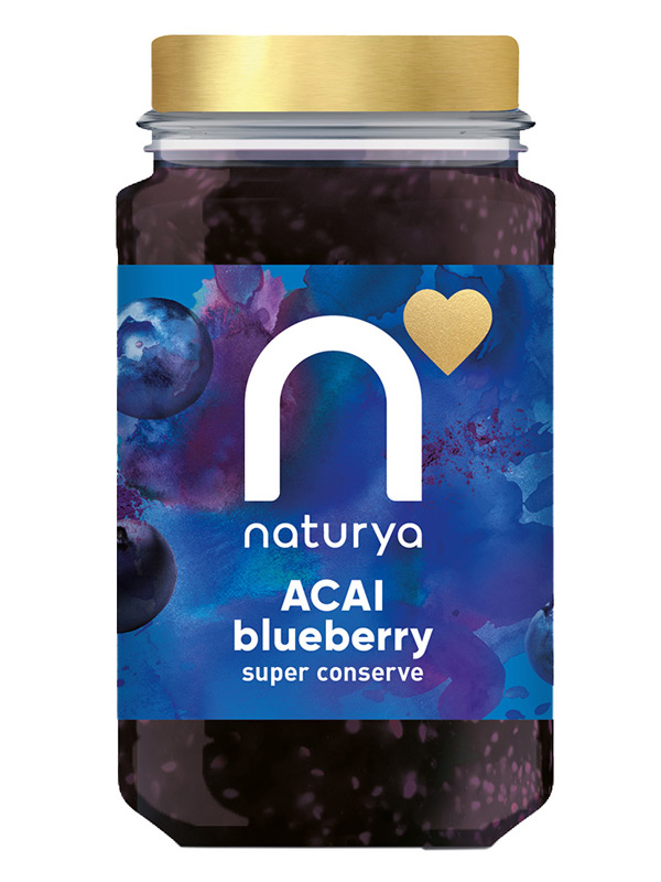Superfood Conserve - Acai & Blueberry 285g (Naturya) | Healthy Supplies