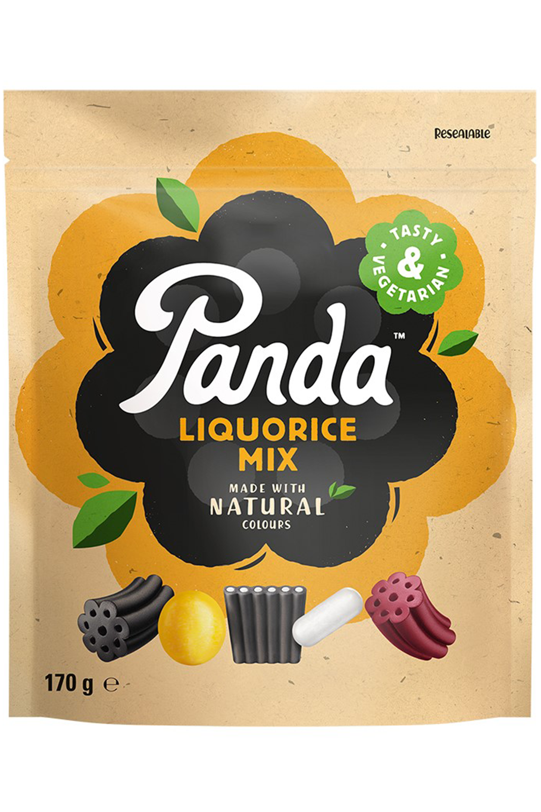 Natural Liquorice Mix 170g (Panda) | Healthy Supplies