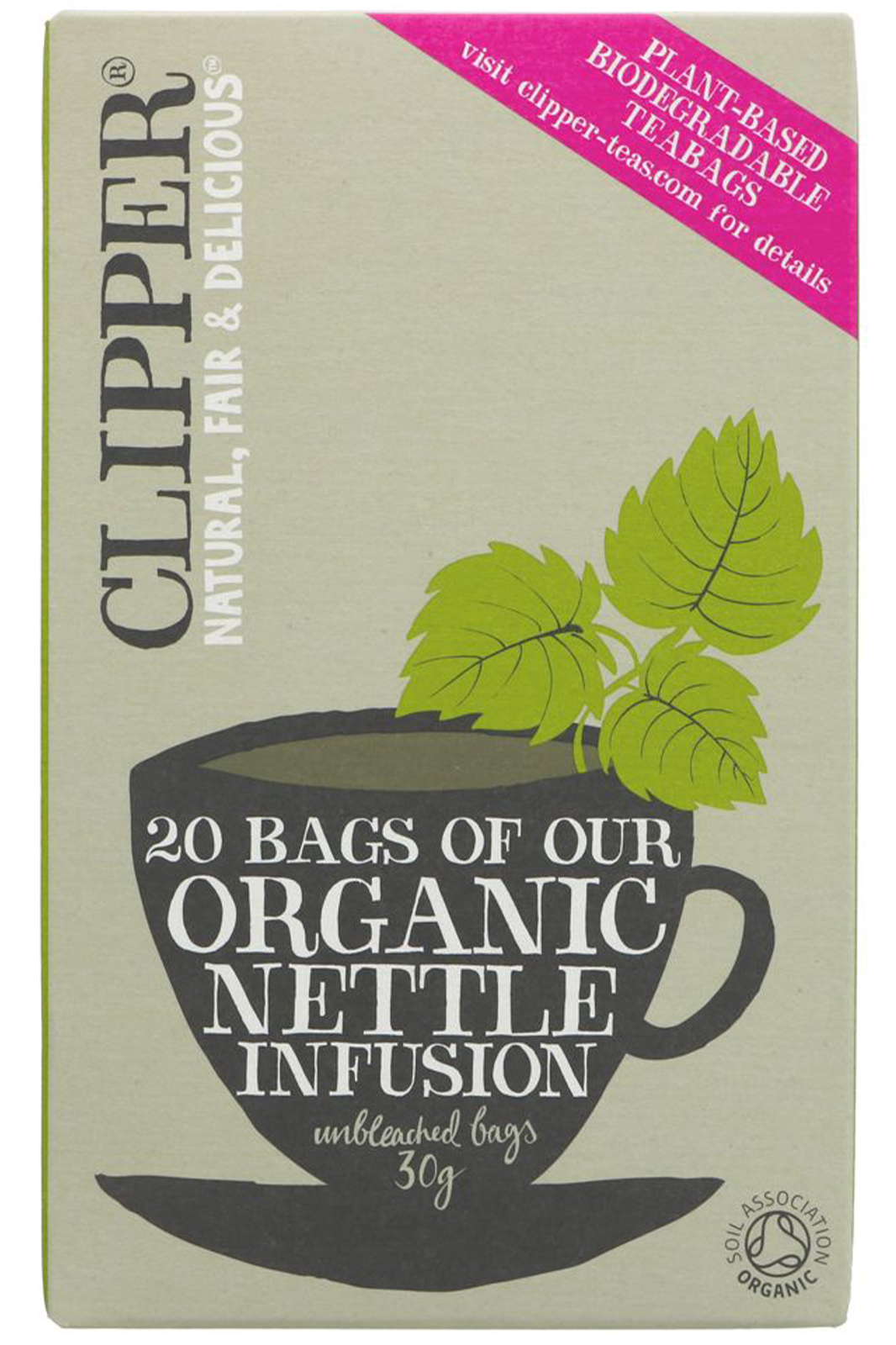Organic Nettle Tea 20 Bags (Clipper) | Healthy Supplies