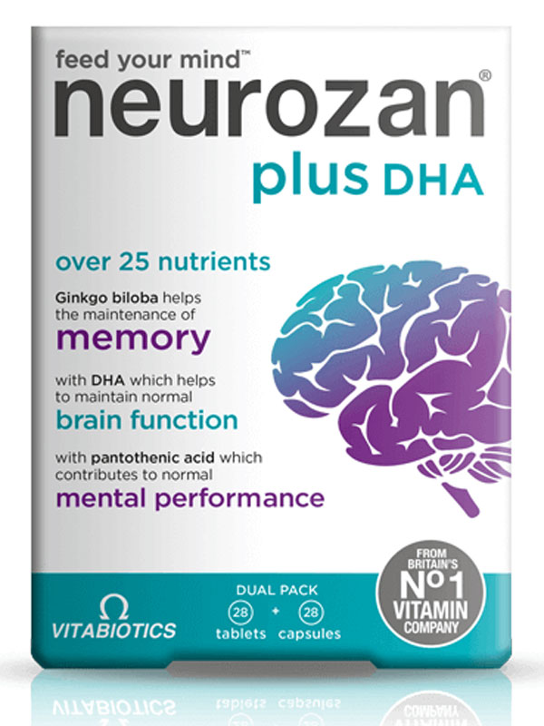 Neurozan Plus, 28 Capsules + 28 Tablets (Vitabiotics) | Healthy Supplies
