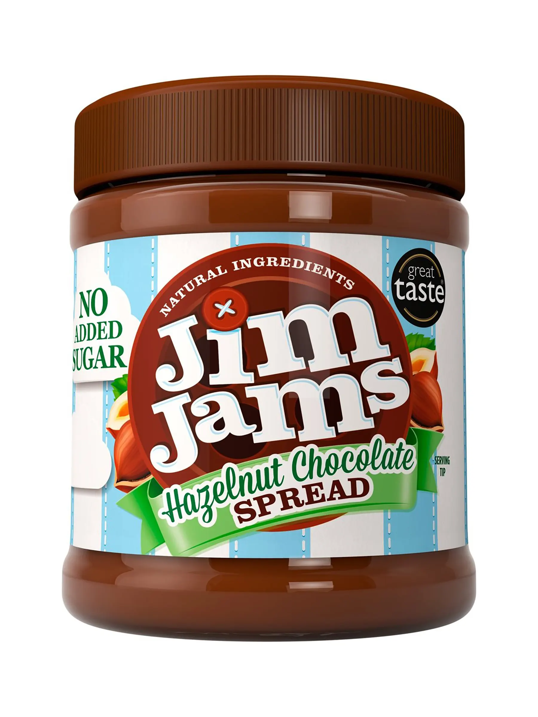 No Added Sugar Hazelnut Chocolate Spread 350g (JimJams) | Healthy Supplies