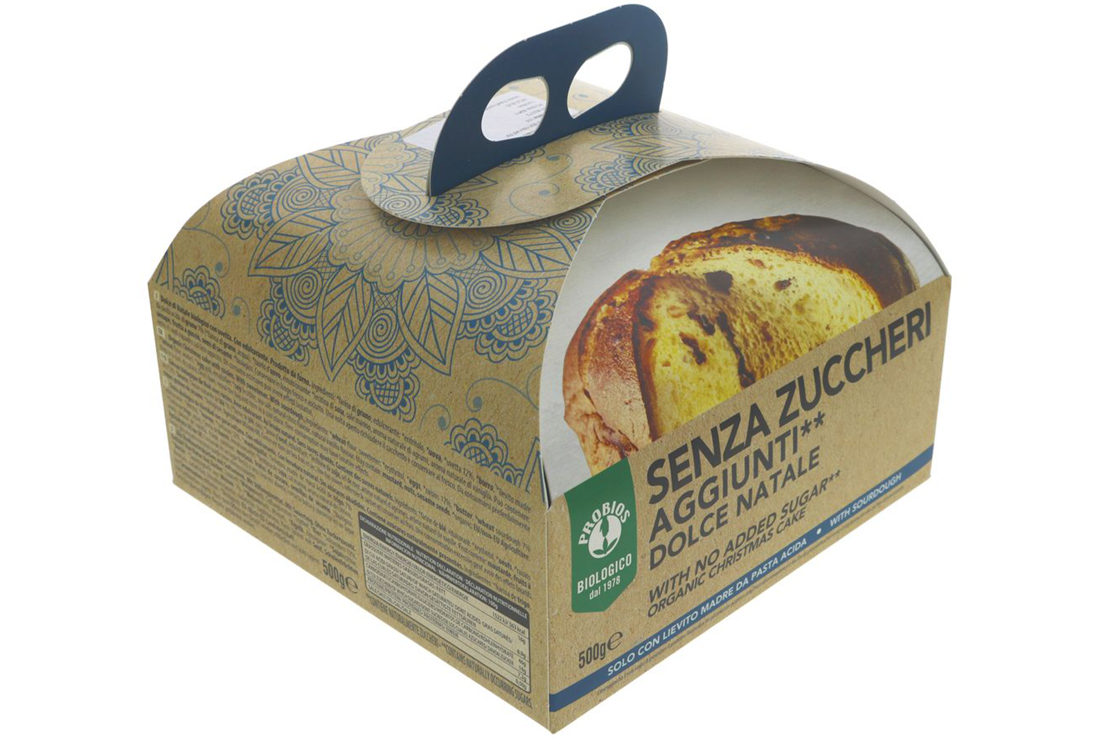 Organic No Added Sugar Panettone 500g (Probios) | Healthy Supplies