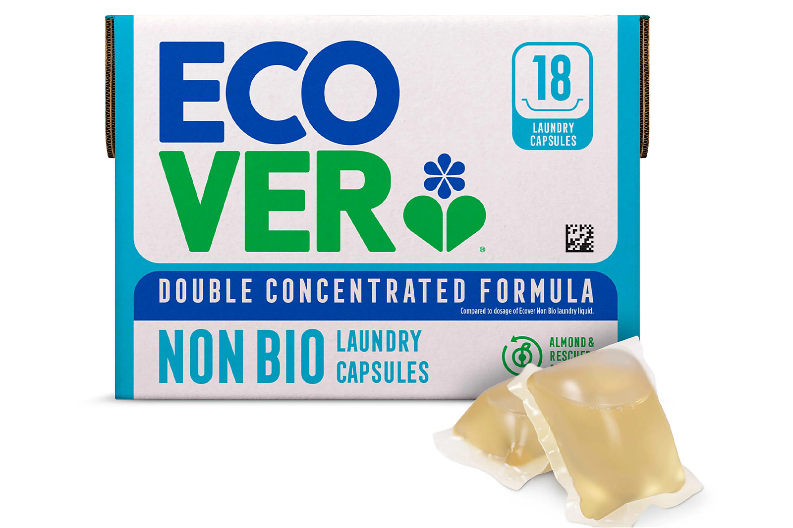 Non Bio Laundry Pods x 18 (Ecover) | Healthy Supplies