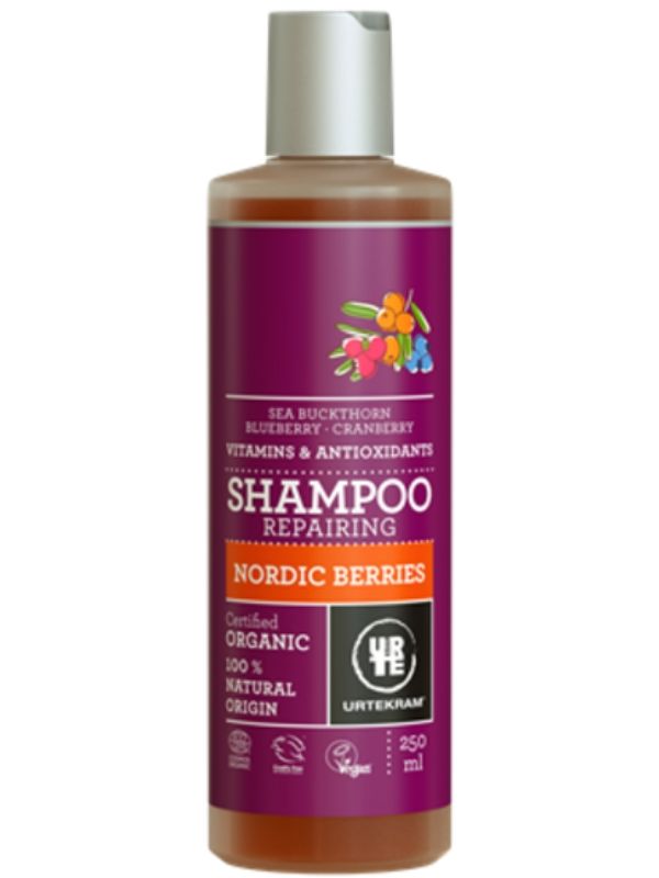 Nordic Berries Shampoo for Normal Hair, Organic 250ml (Urtekram ...