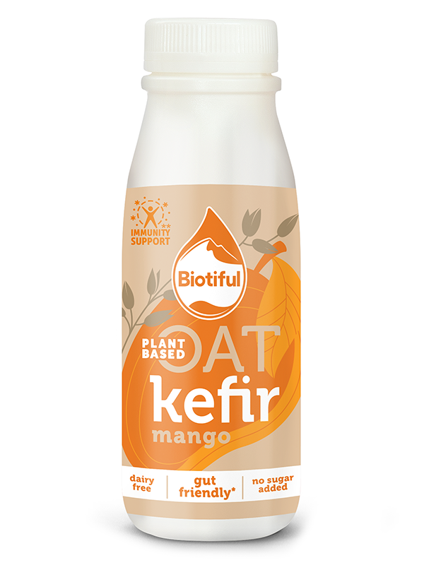 Plant-Based Oat Kefir Mango 250ml (Biotiful Dairy) | Healthy Supplies