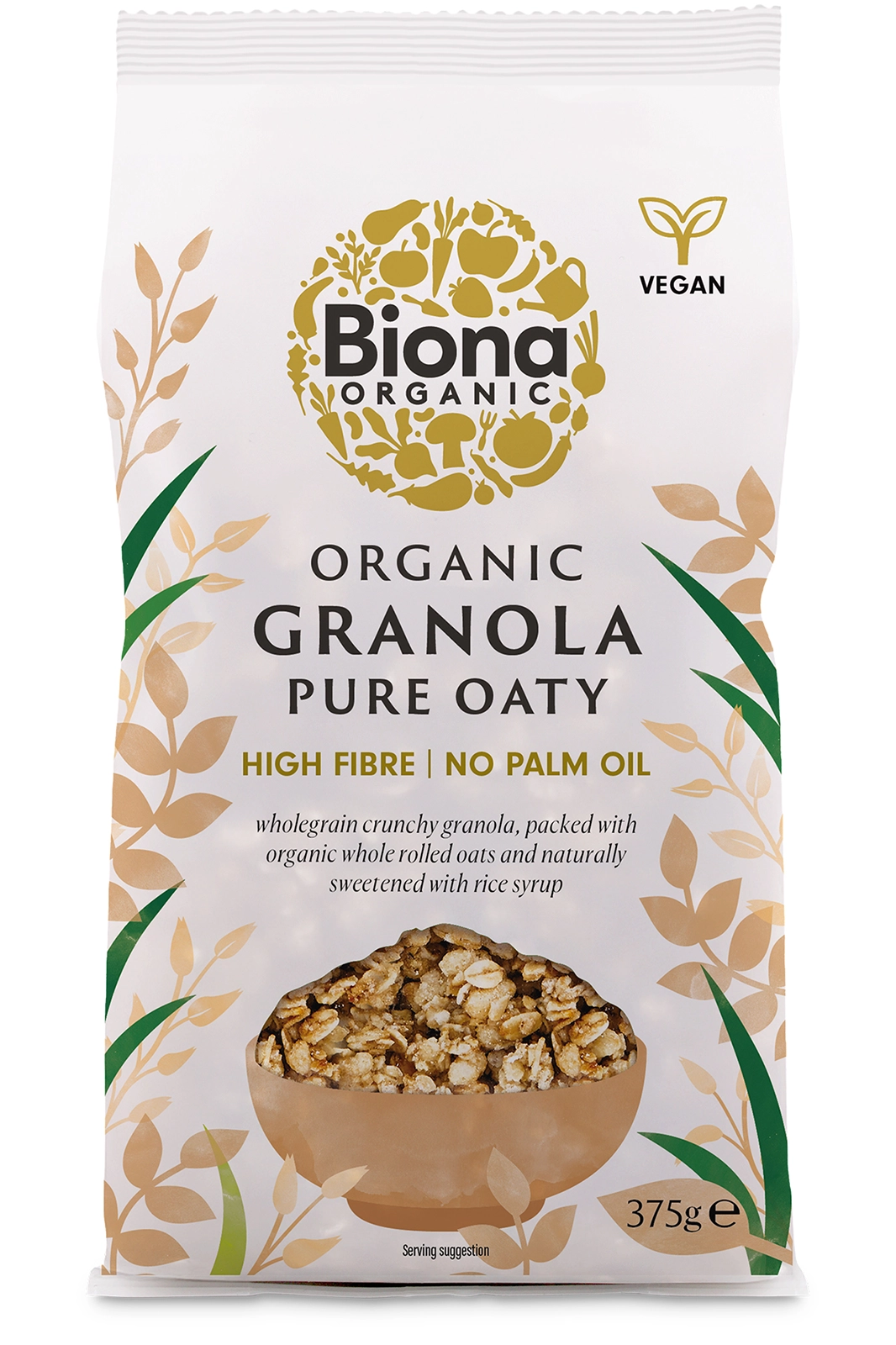 Organic Pure Oaty Granola 375g (Biona) | Healthy Supplies