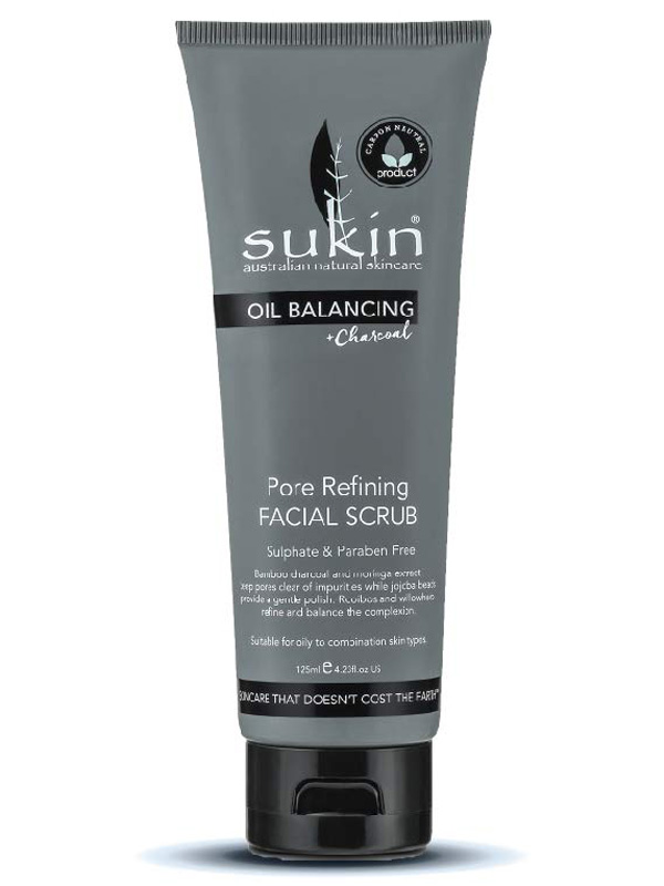Oil Balancing Pore Refining Facial Scrub 125ml (Sukin) | Healthy Supplies