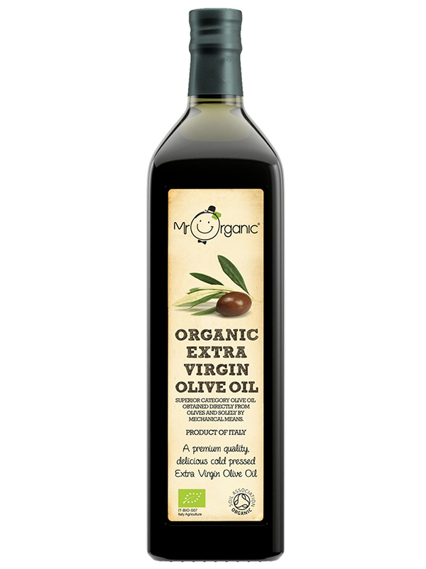 Organic Extra Virgin Olive Oil 1 Litre (Mr Organic) | Healthy Supplies
