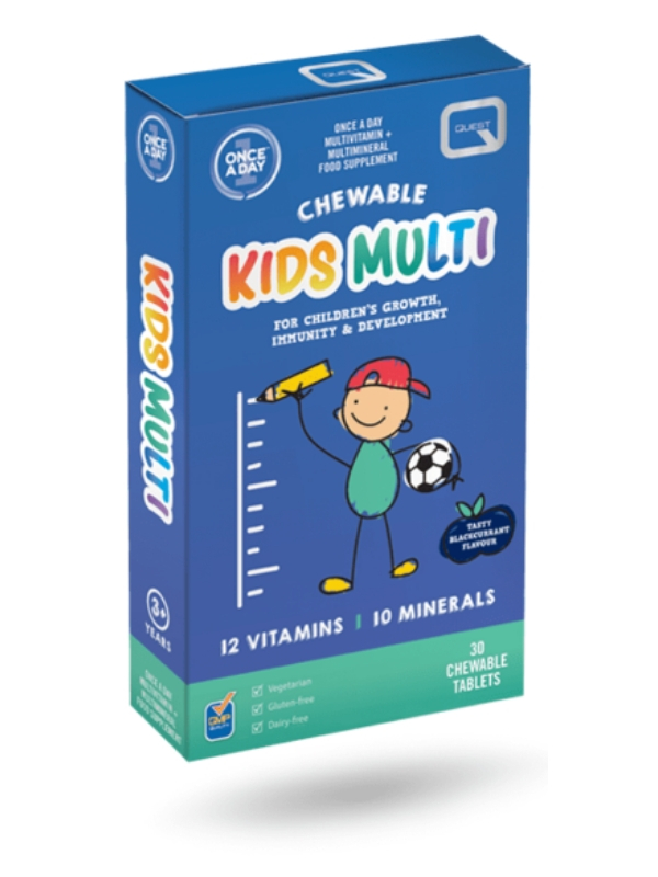 Once A Day Kids Chewable Multivit 30chewables (Quest) | Healthy Supplies