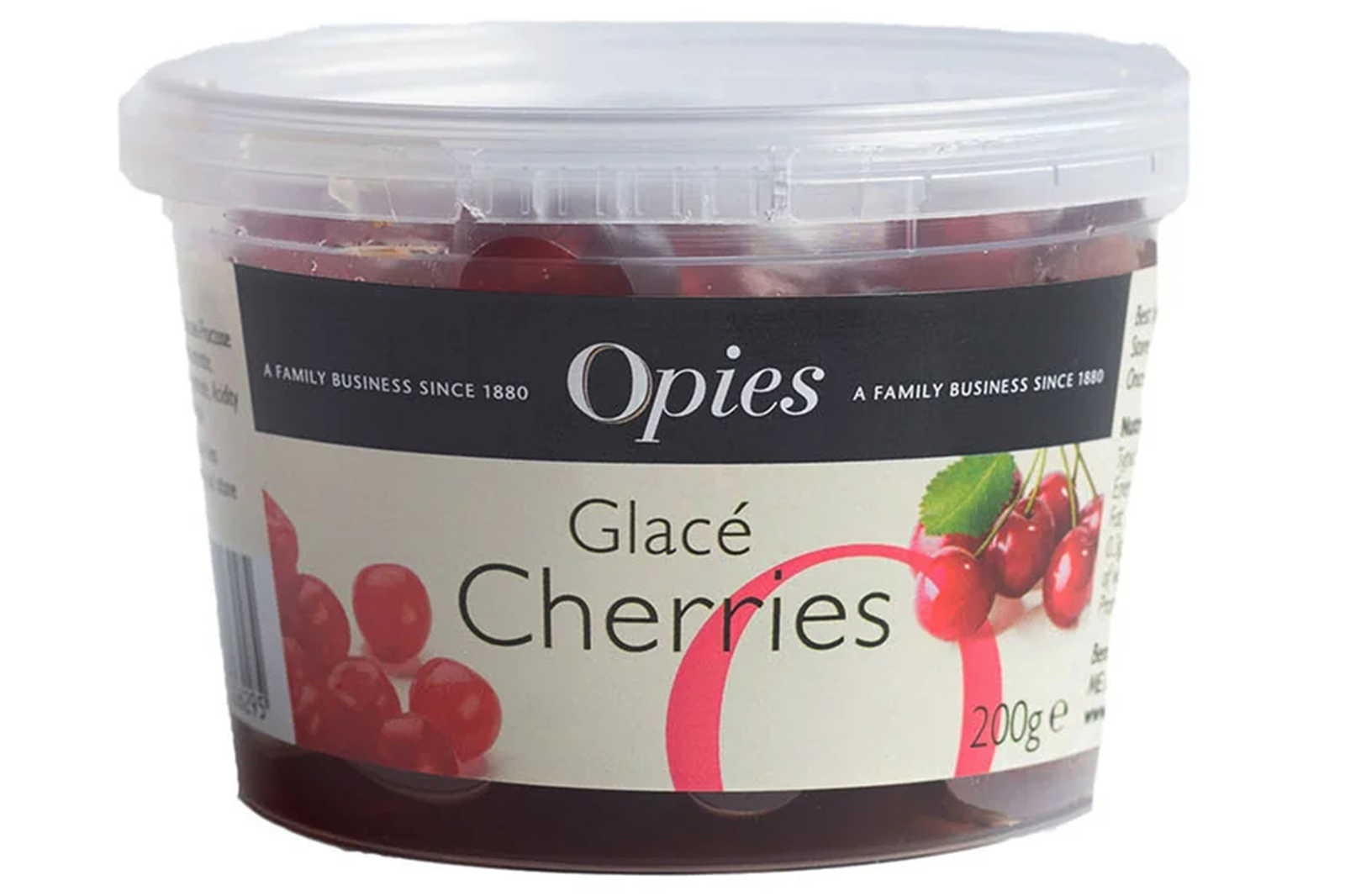 Glace Cherries 200g (Opies) | Healthy Supplies