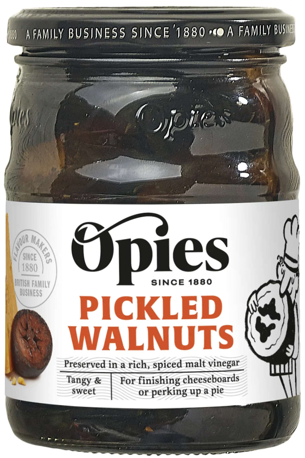 Pickled Walnuts 390g (Opies) | Healthy Supplies