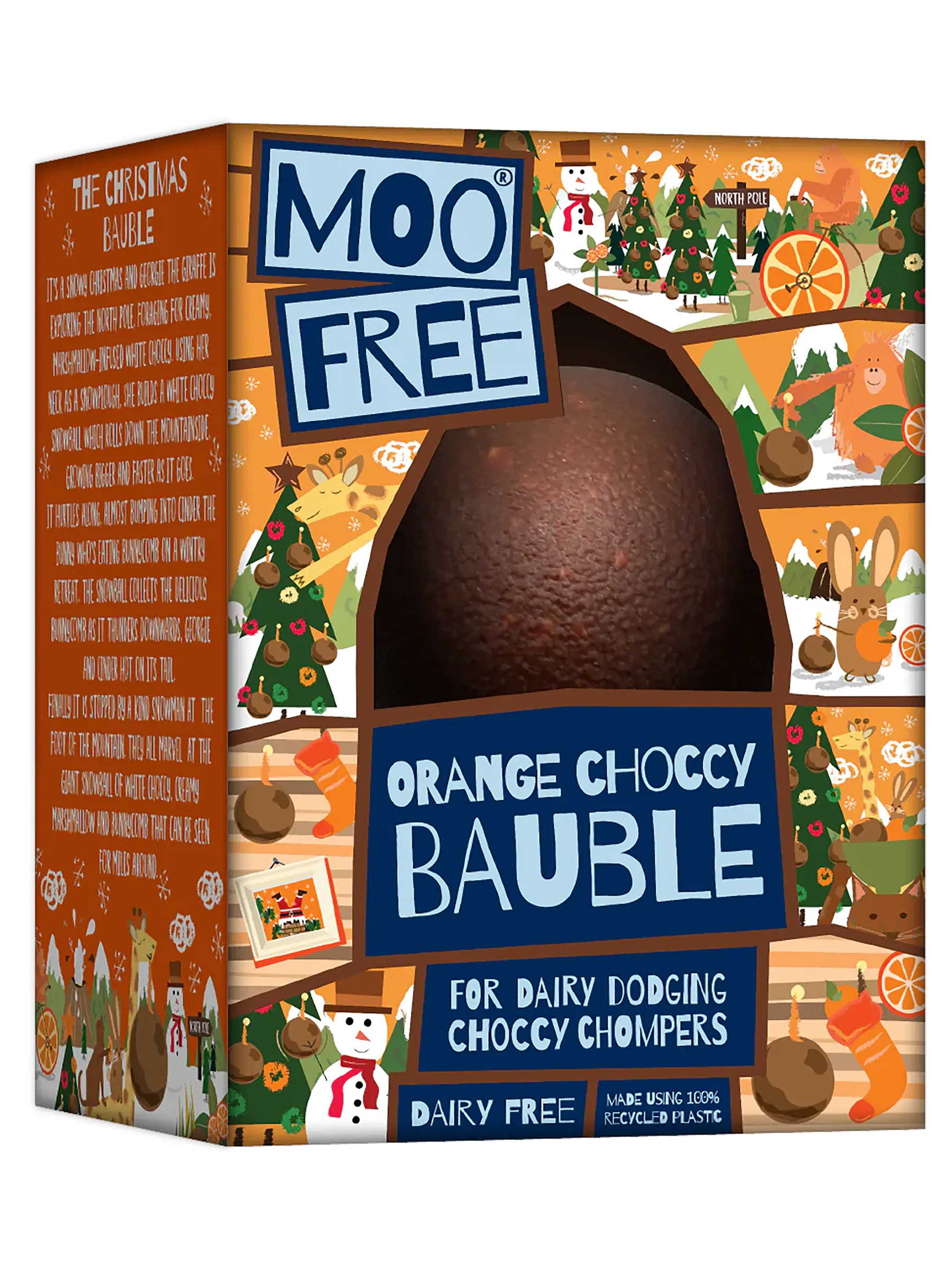 Organic Orange Choccy Bauble 65g (Moo Free) | Healthy Supplies