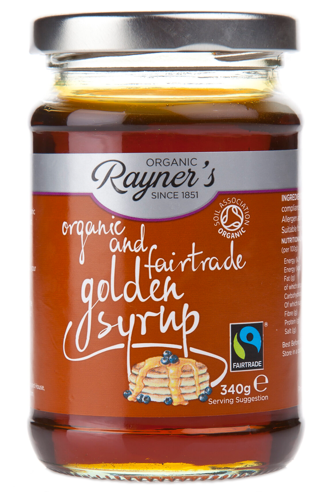 Organic Golden Syrup 340g (Rayner's) | Healthy Supplies