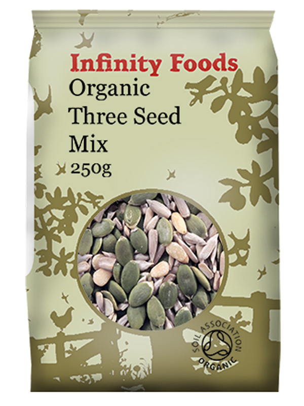 Organic 3 Seed Mix 250g (Infinity Foods) | Healthy Supplies