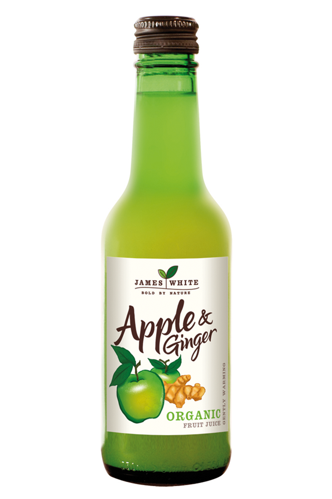 Organic Apple & Ginger Juice 250ml (James White) | Healthy Supplies