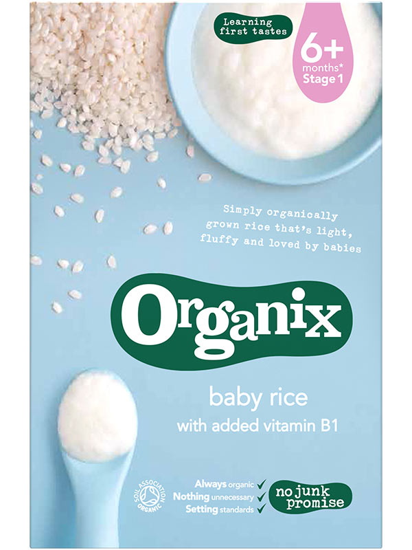 Baby Rice, Organic 100g (Organix) | Healthy Supplies