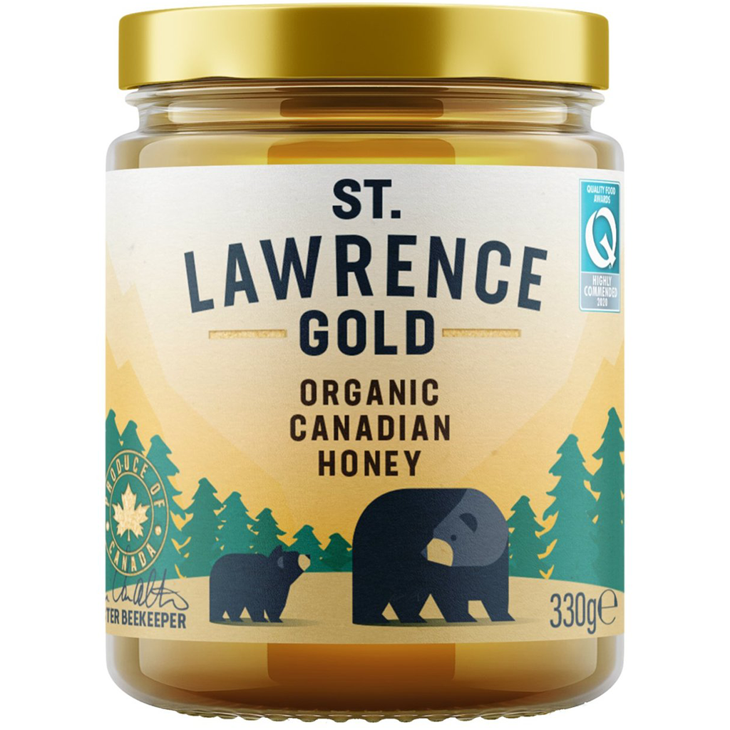 Organic Pure Canadian Honey 330g (St Lawrence Gold) | Healthy Supplies
