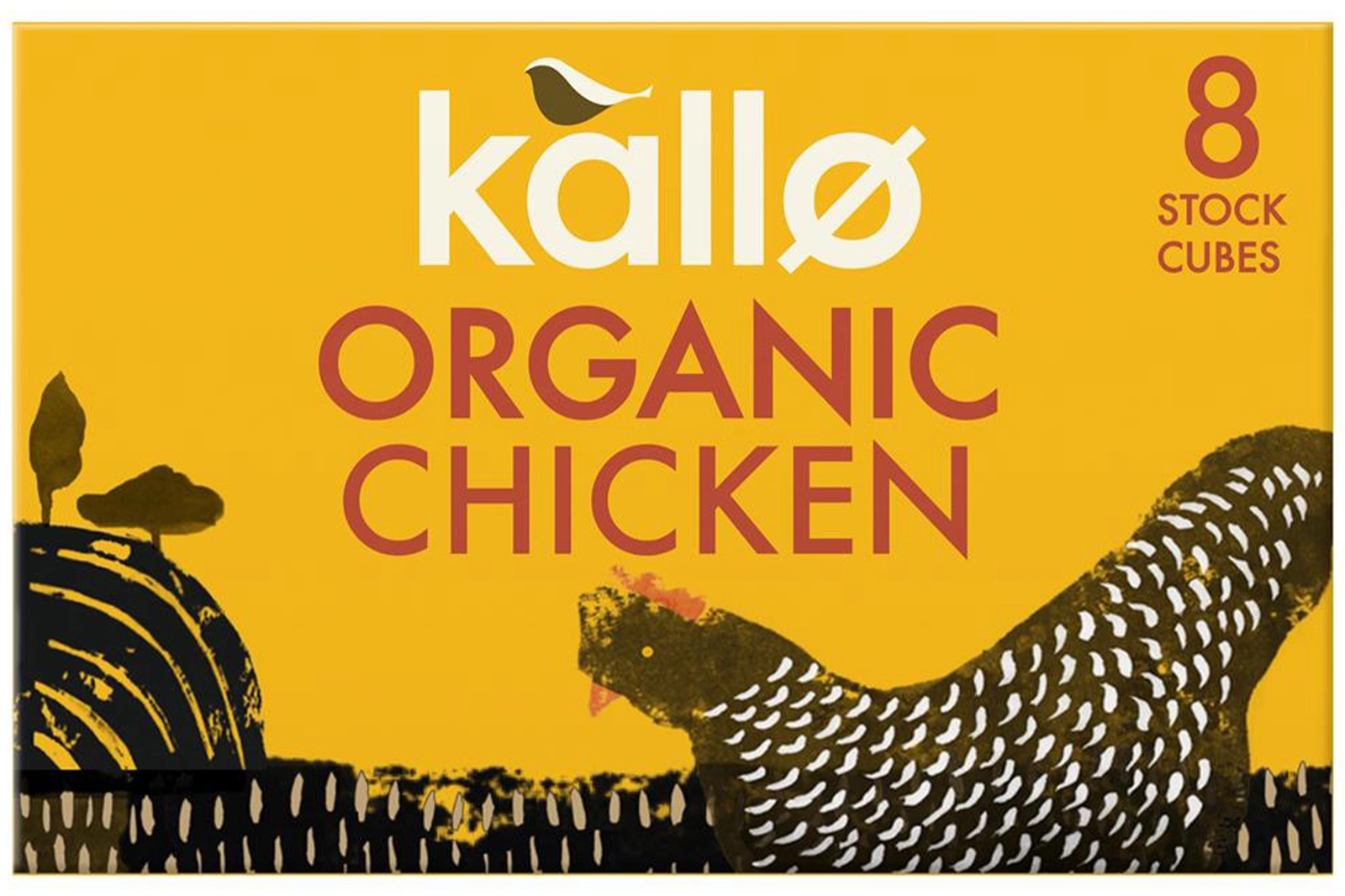 Organic Chicken Stock Cubes 88g (Kallo) | Healthy Supplies