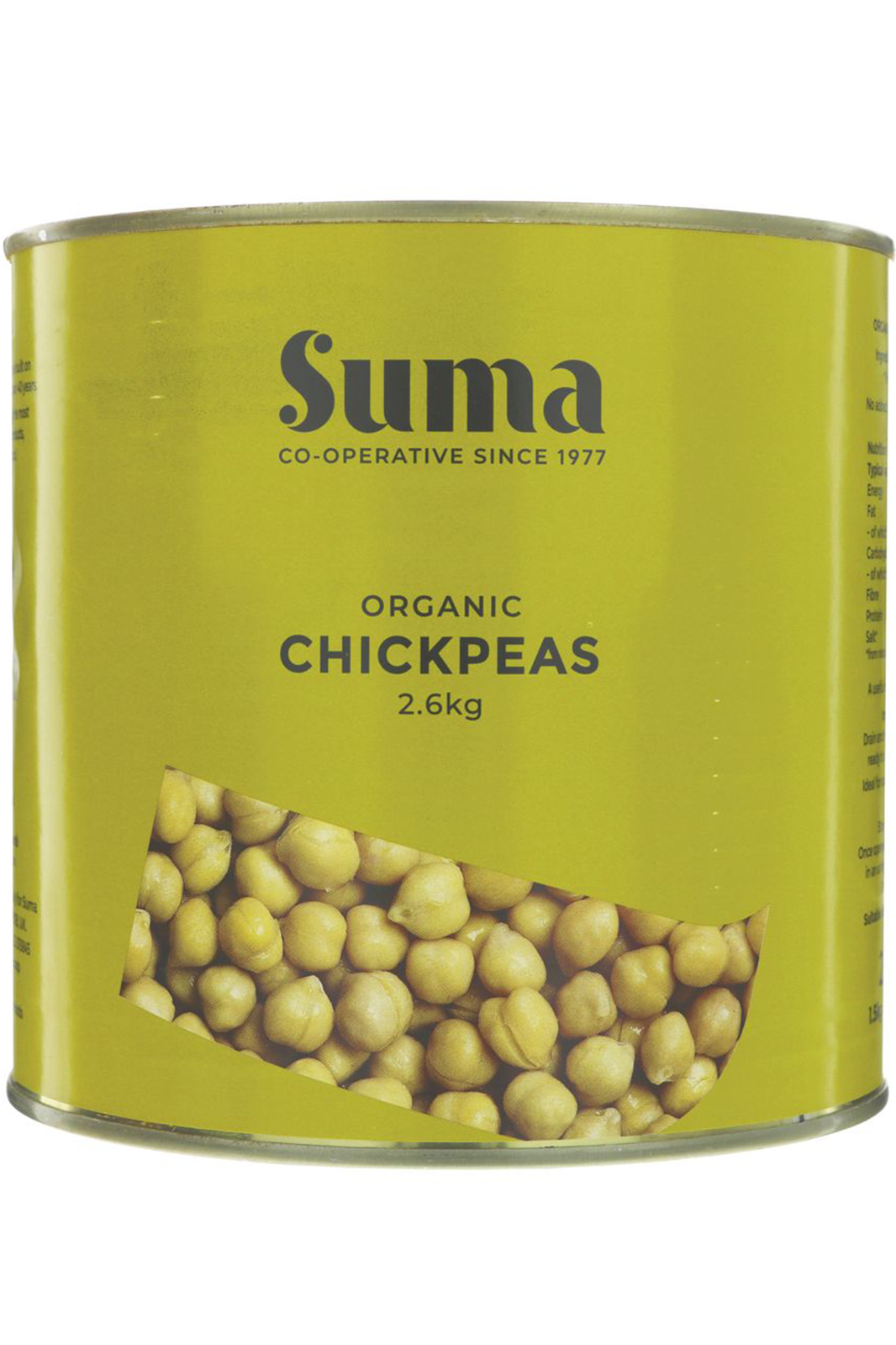 Organic Chickpeas 2.6kg (Suma) | Healthy Supplies