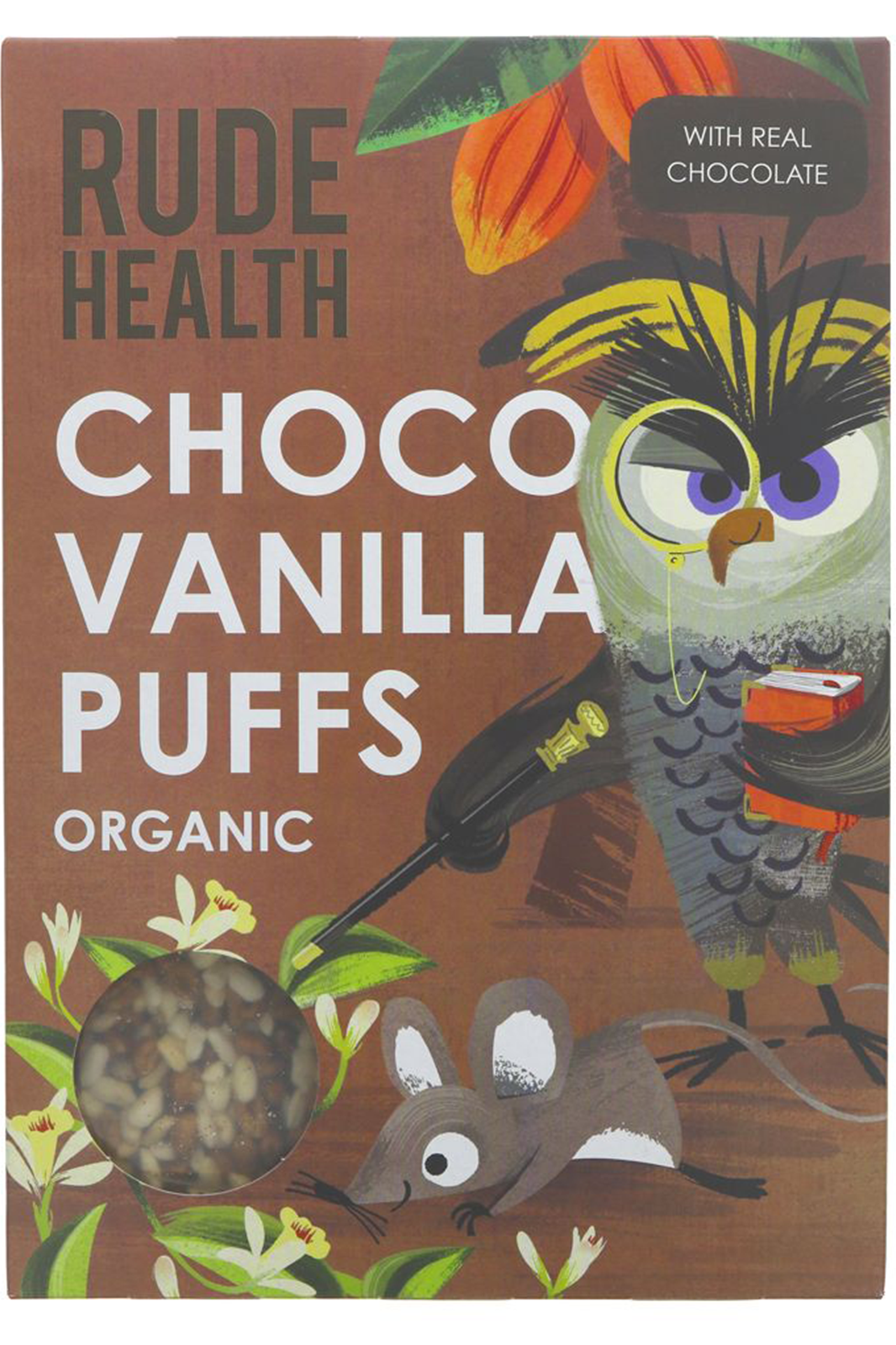 Organic Choco Vanilla Puffs 200g (Rude Health) | Healthy Supplies